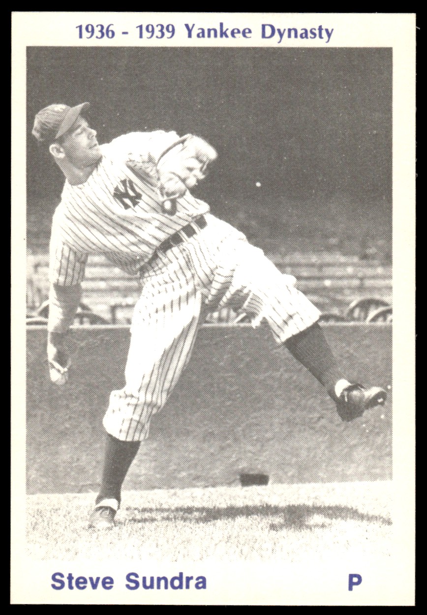 1975 Yankees Dynasty 1936-39 TCMA #46 Steve Sundra - . Oversized. - NM