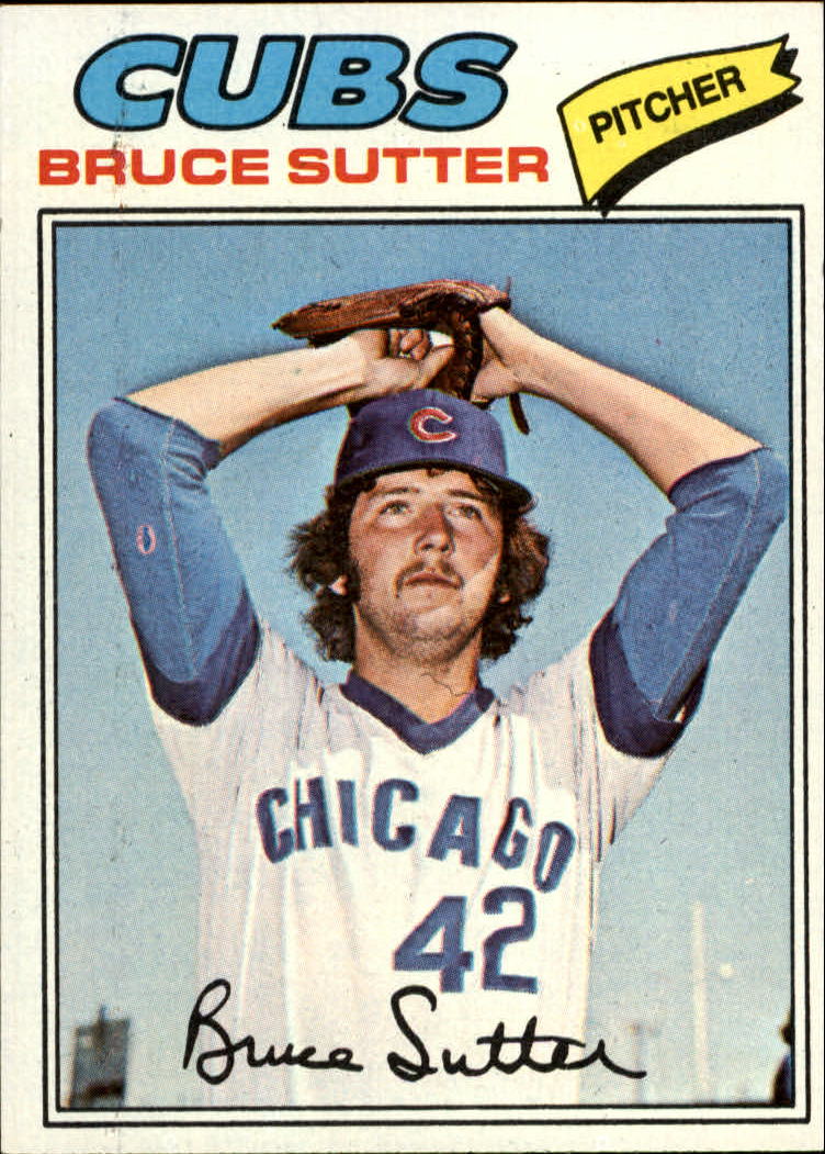 1977 Topps #144 Bruce Sutter RC - VG