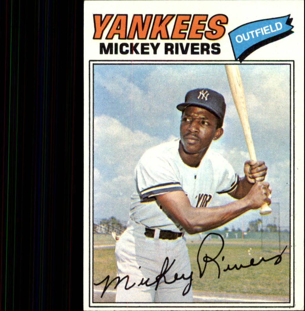 1977 Topps #305 Mickey Rivers - EX-MT