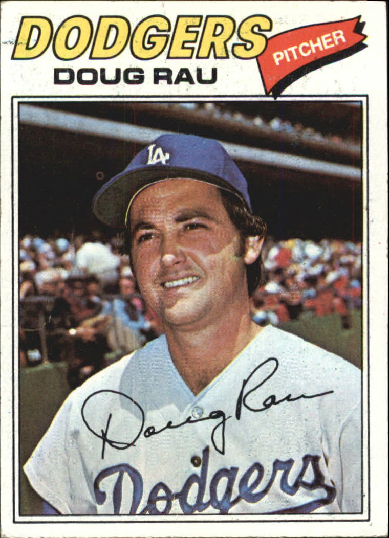 1977 Topps #421 Doug Rau - EX-MT