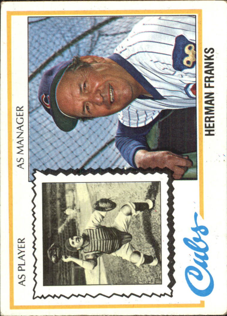 1978 Topps #234 Herman Franks MG - EX-MT - Burbank Sportscards ...