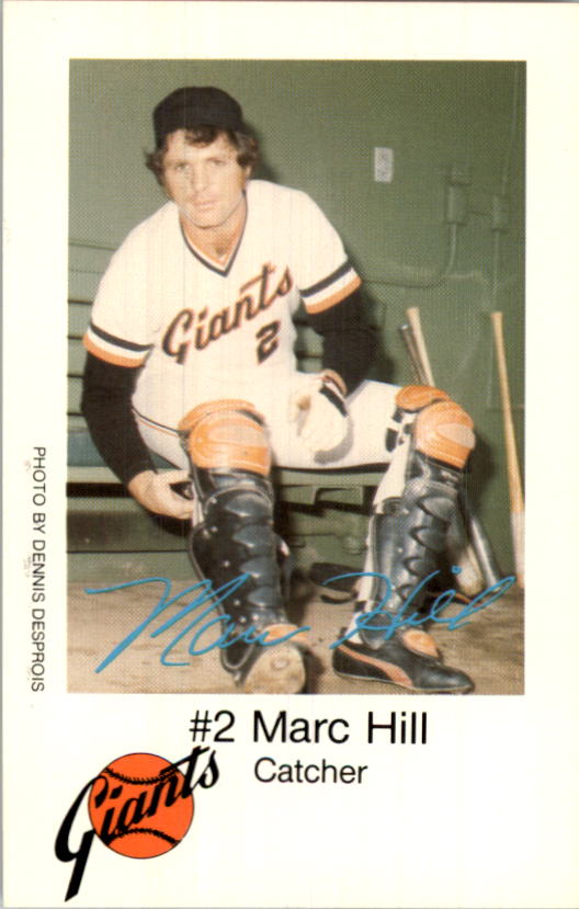 1979 Giants Police #2 Marc Hill - . Oversized. - NM