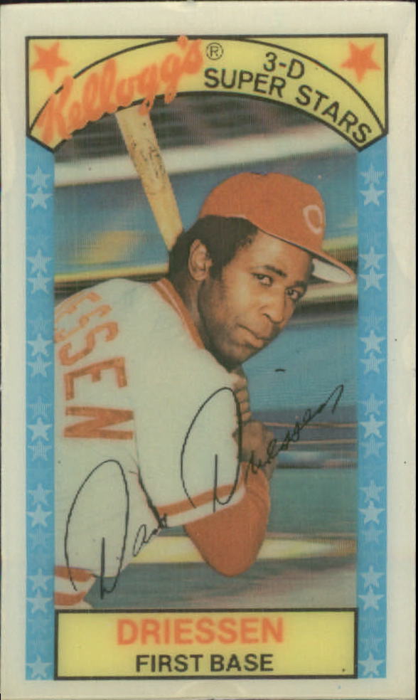 1979 Kellogg's #26A Dan Driessen/Games 742 - NM - Burbank Sportscards ...