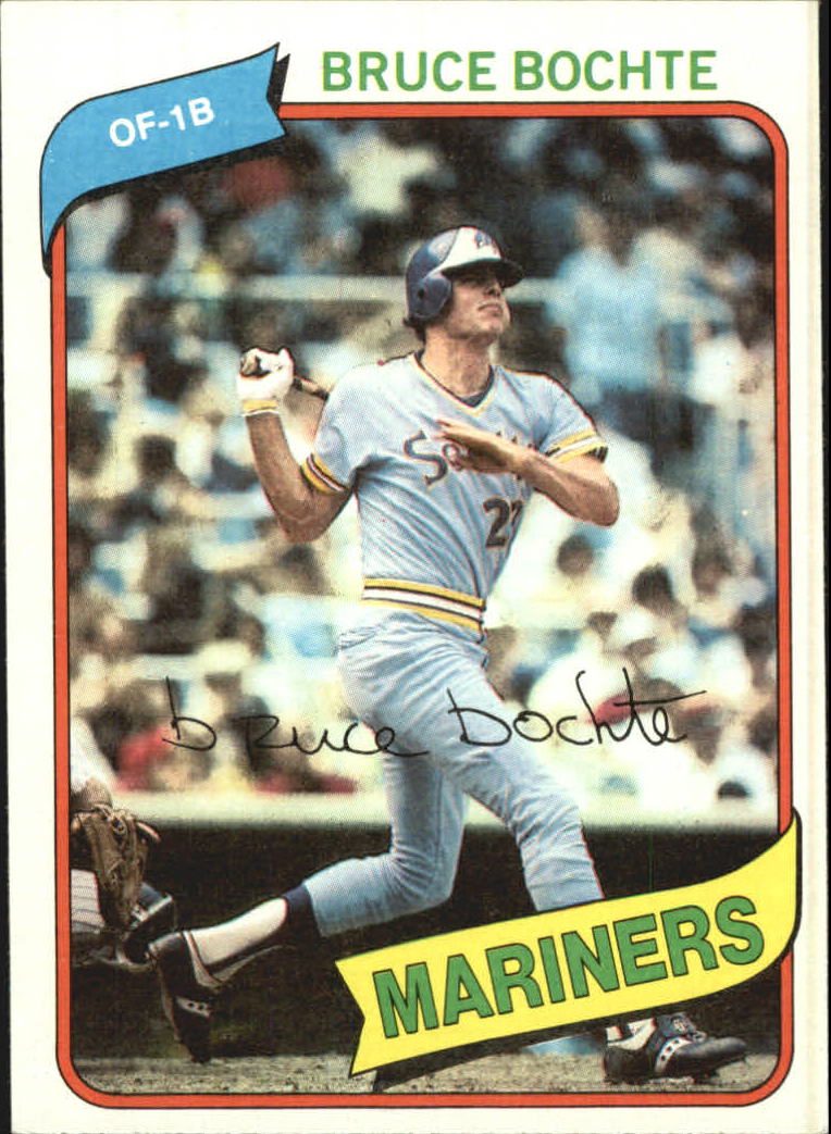 1980 Topps #143 Bruce Bochte DP - VG-EX