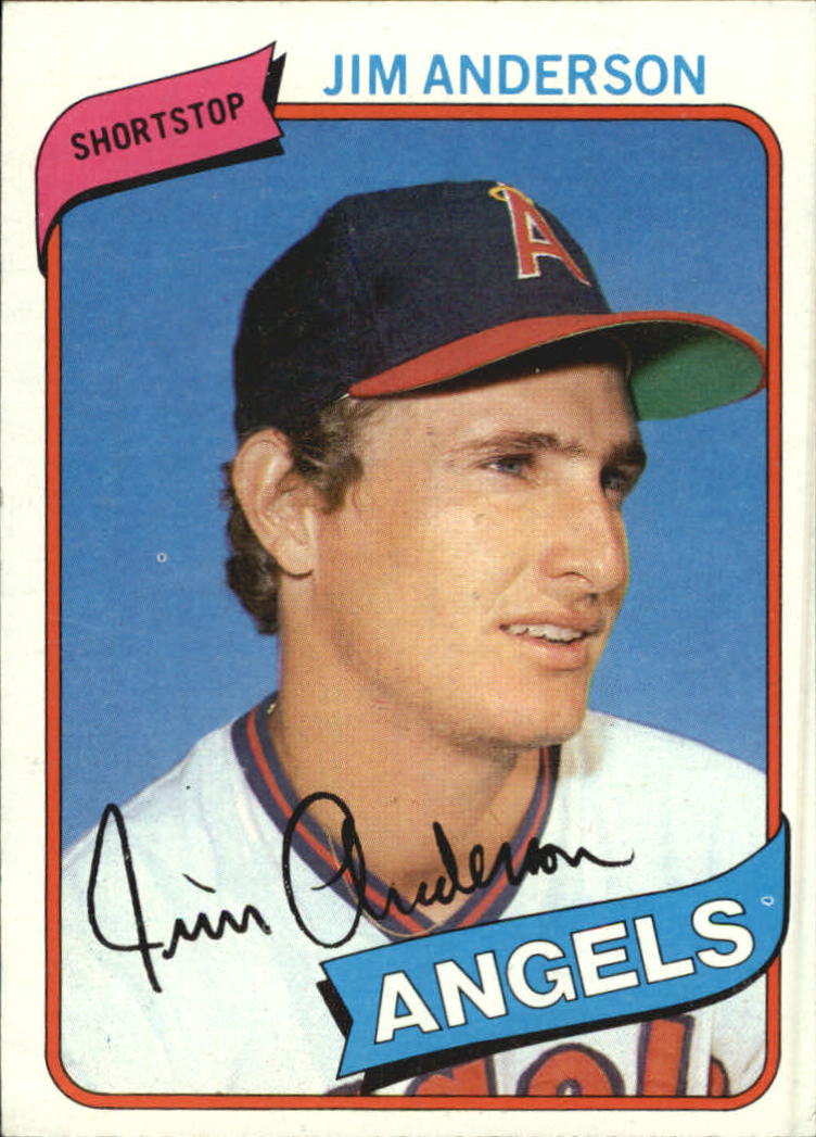 1980 Topps #183 Jim Anderson DP - EX-MT