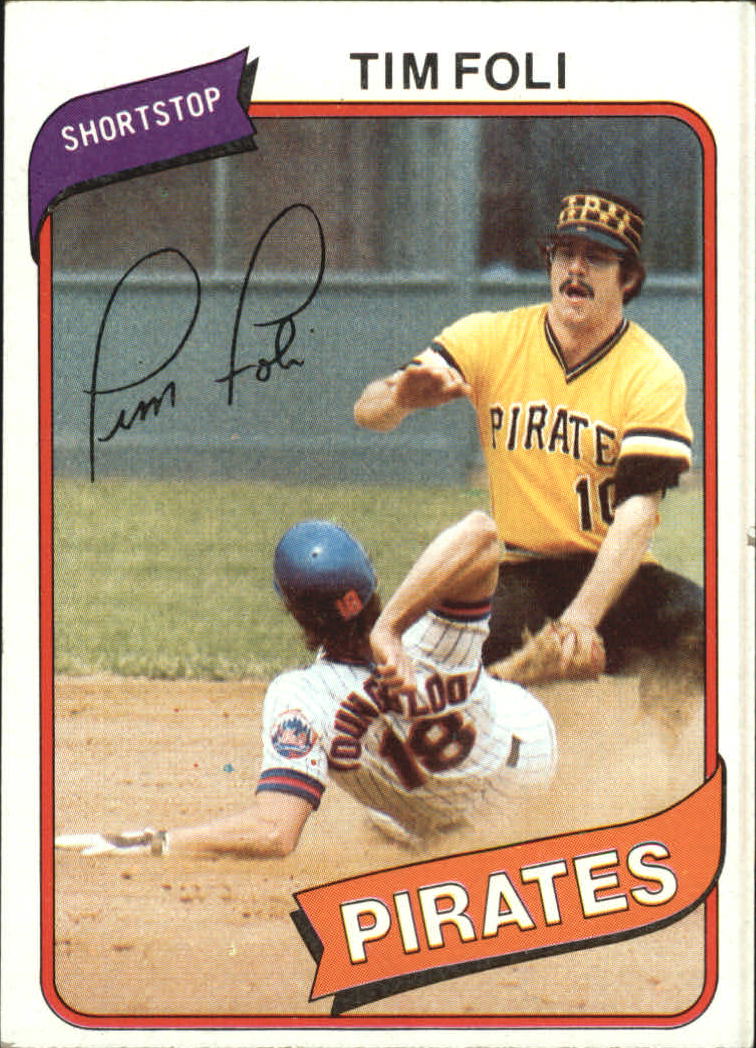 1980 Topps #246 Tim Foli DP - EX-MT
