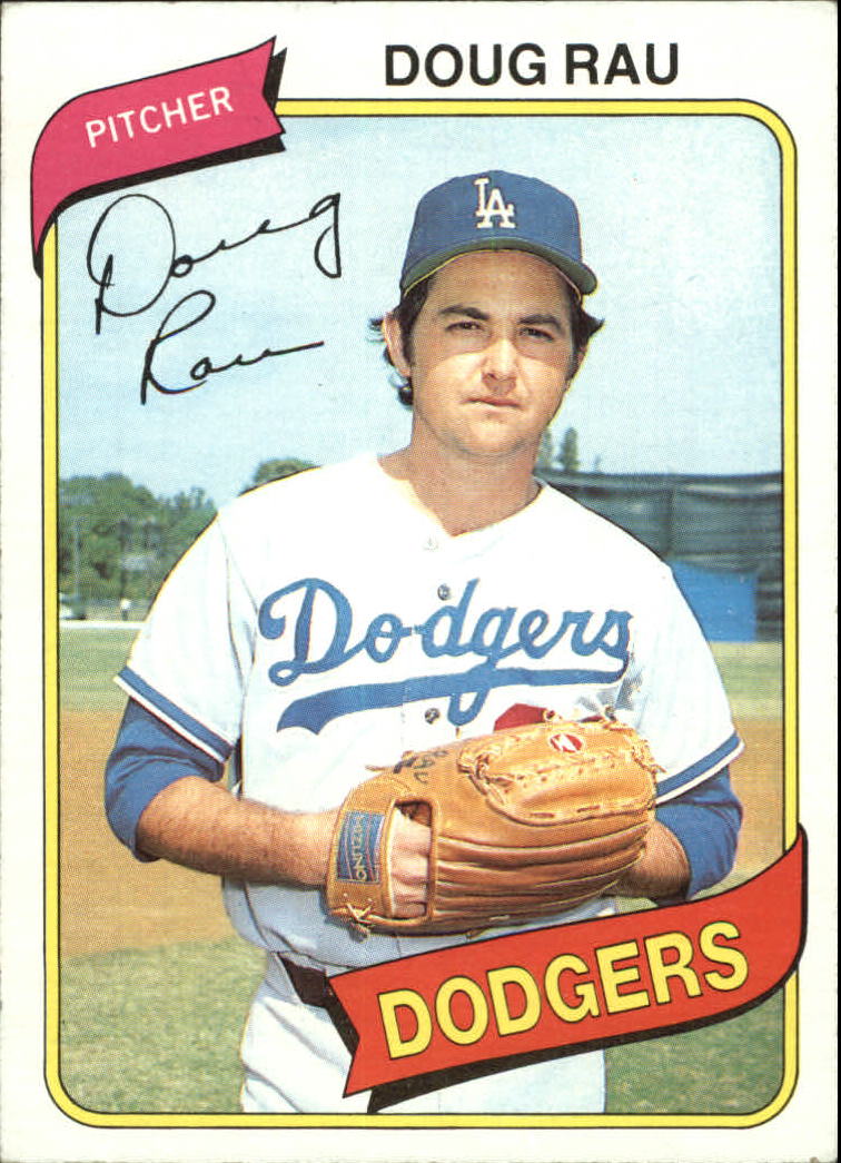 1980 Topps #527 Doug Rau DP - EX