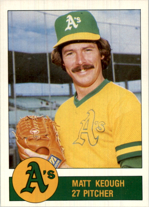 1982 A's Granny Goose #6 Matt Keough - NM-MT