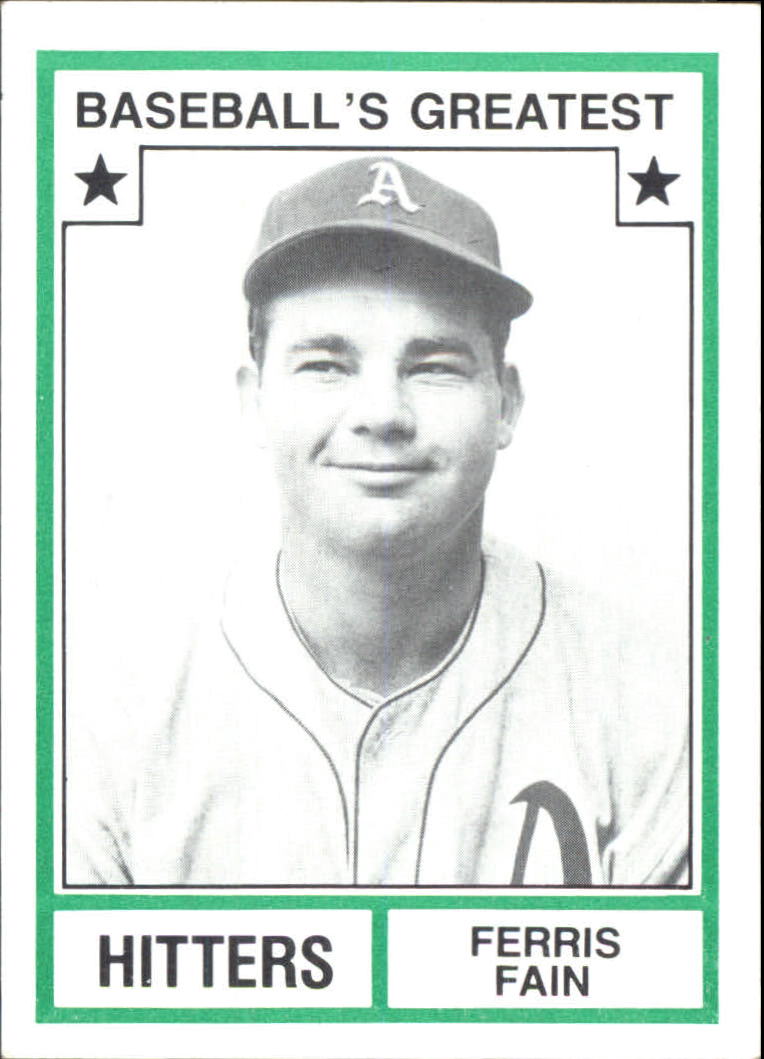 1982 TCMA Greatest Hitters #43 Ferris Fain - NM-MT