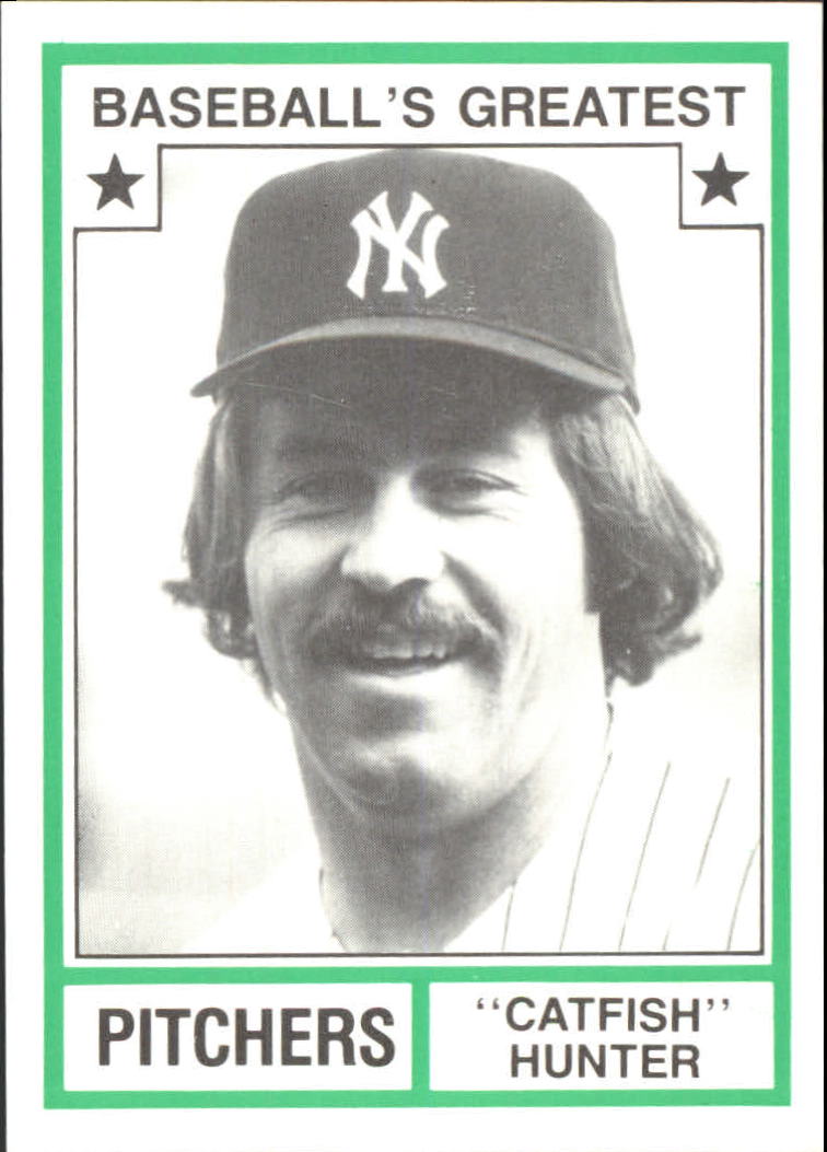 1982 TCMA Greatest Pitchers #25 Catfish Hunter - NM-MT