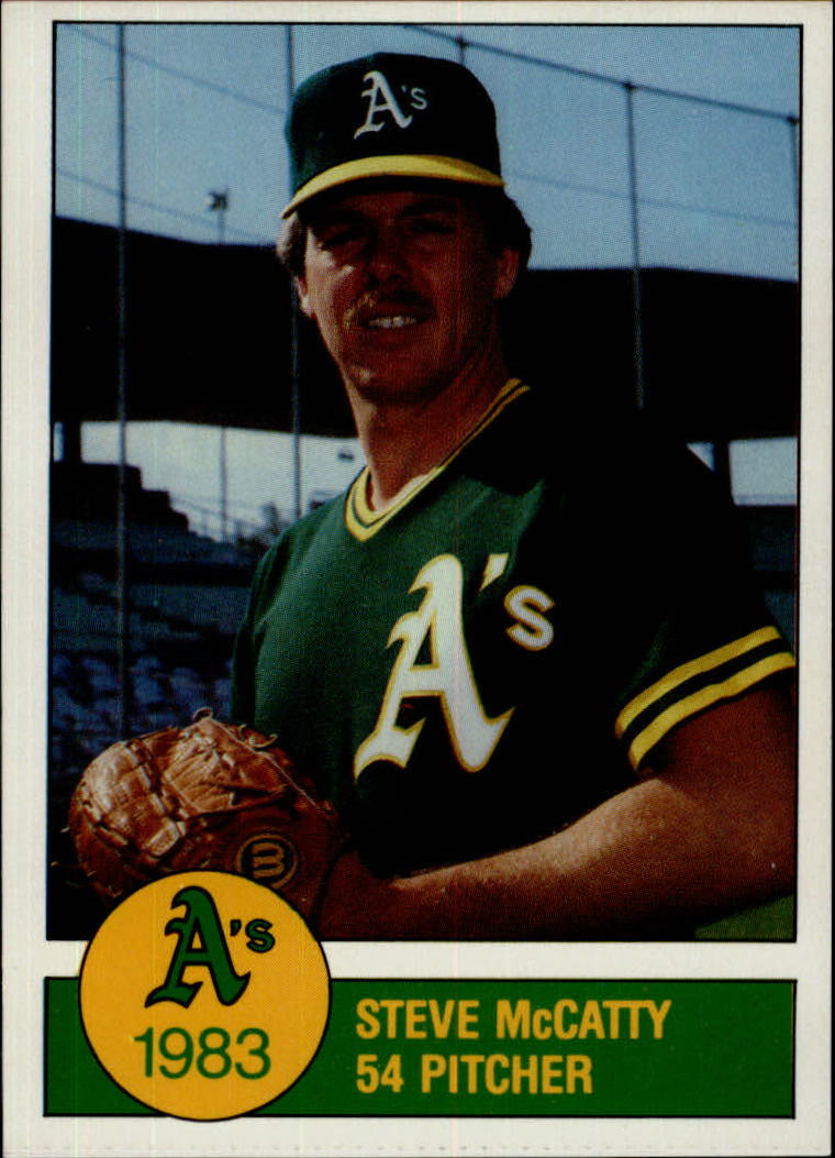 1983 A's Granny Goose #54 Steve McCatty - NM-MT - Jim & Steve's ...