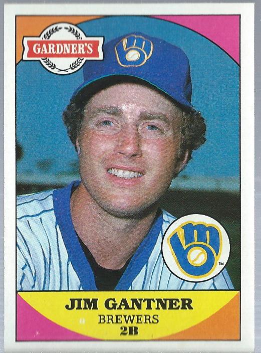 1983 Brewers Gardner's #8 Jim Gantner - EX-MT