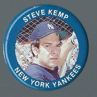 1984 Fun Foods Pins #58 Steve Kemp - NM-MT