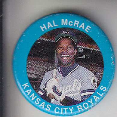 1984 Fun Foods Pins #63 Hal McRae - NM-MT - Burbank Sportscards ...