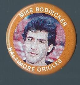 1984 Fun Foods Pins #121 Mike Boddicker - NM-MT