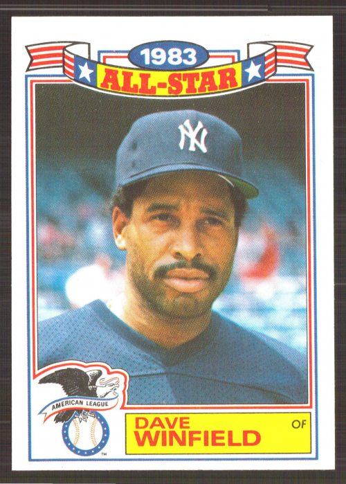 1984 Topps Glossy All-Stars #8 Dave Winfield - NM-MT - The Dugout ...