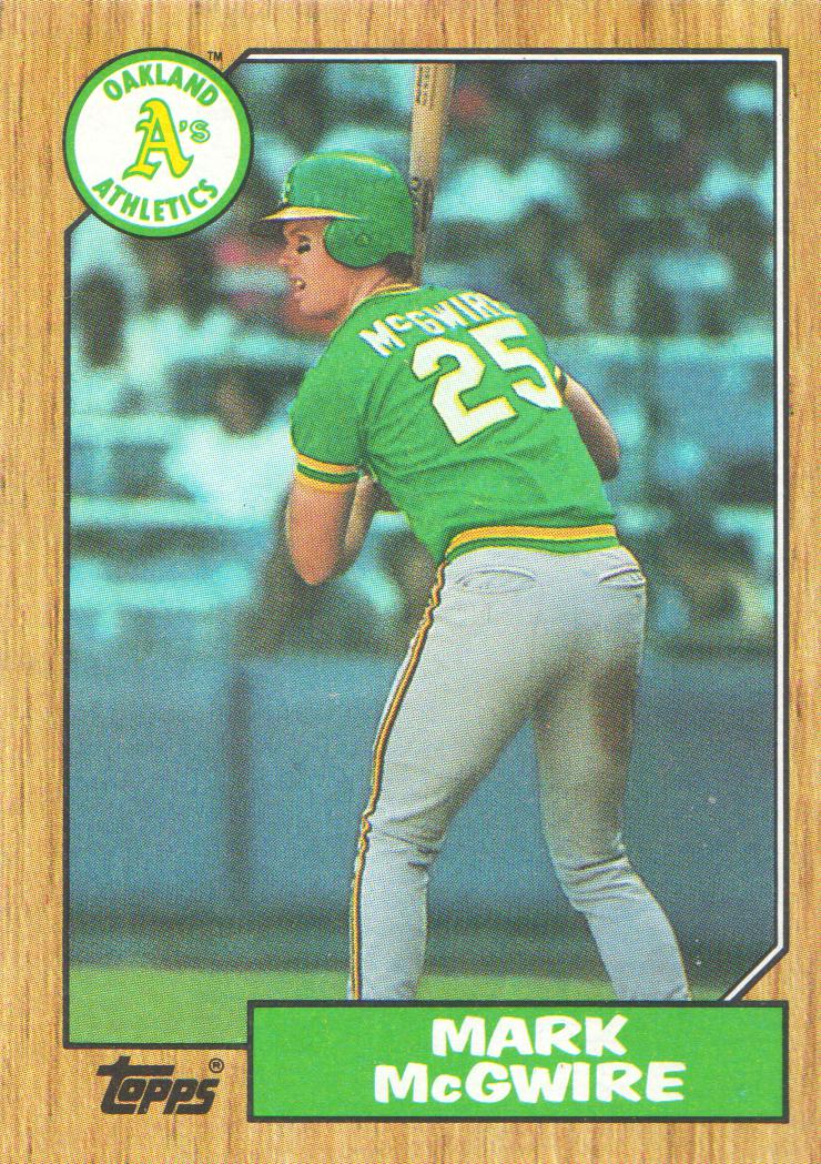 1987 Topps #366 Mark McGwire - NM-MT
