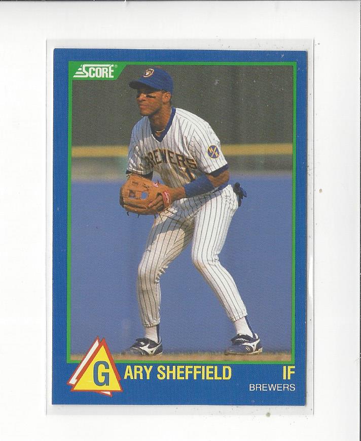 1989 Score Hottest 100 Rookies #10 Gary Sheffield - NM-MT