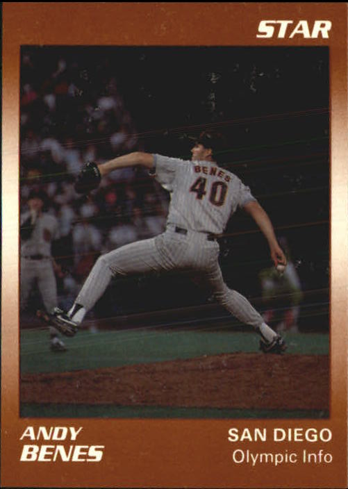 1990 Star Benes #5 Andy Benes/Olympic Info - NM-MT