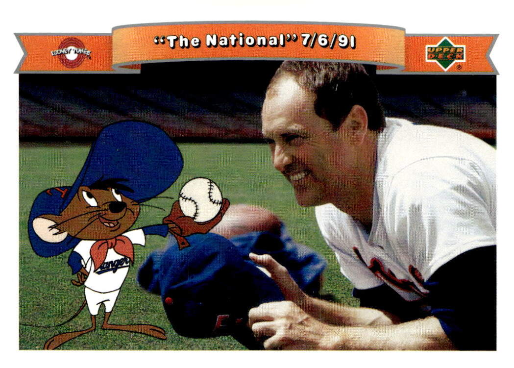 1991 Upper Deck Comic Ball 2 Promos #3 The National 7/6/91/Nolan Ryan ...