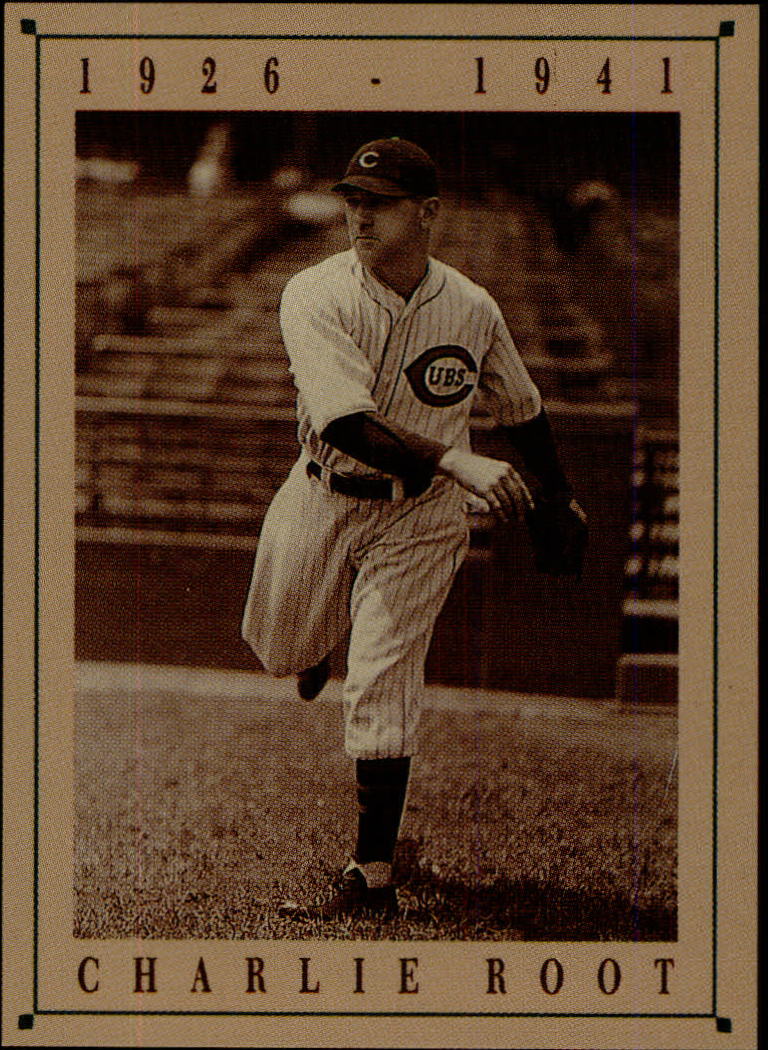 1992 Cubs Old Style #20 Charlie Root - NM-MT