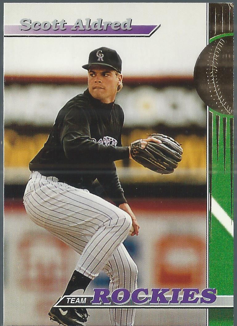 1993 Rockies Stadium Club #7 Scott Aldred - NM-MT