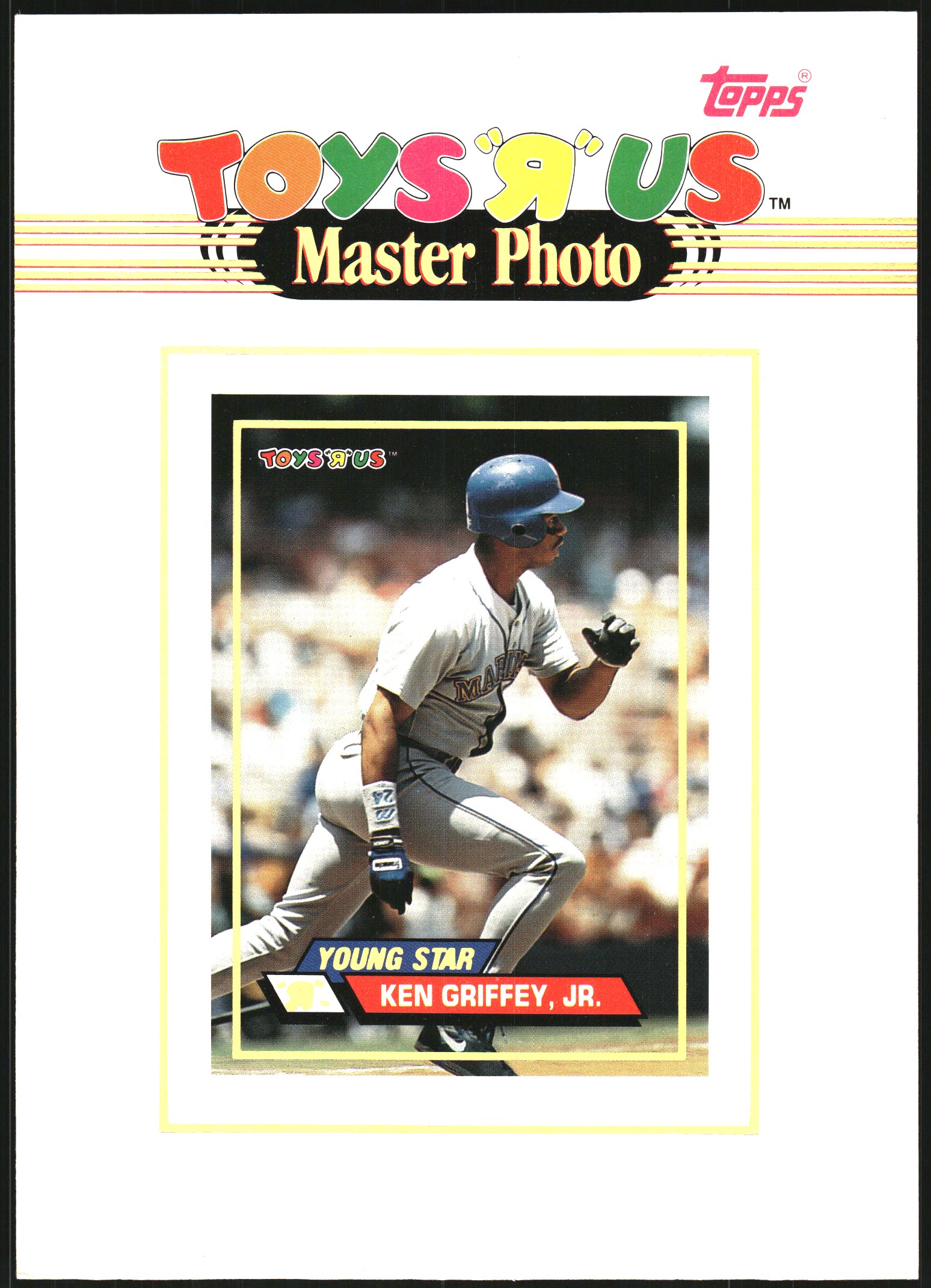 1993 Toys'R'Us Master Photos #5 Ken Griffey Jr. - . Oversized. - NM-MT