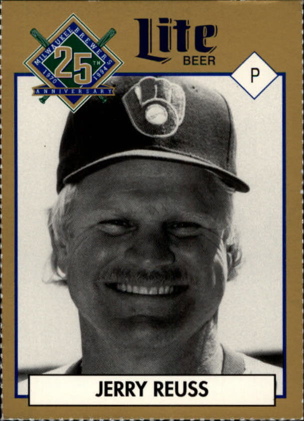 1994 Brewers Miller Brewing #170 Jerry Reuss - EX-MT