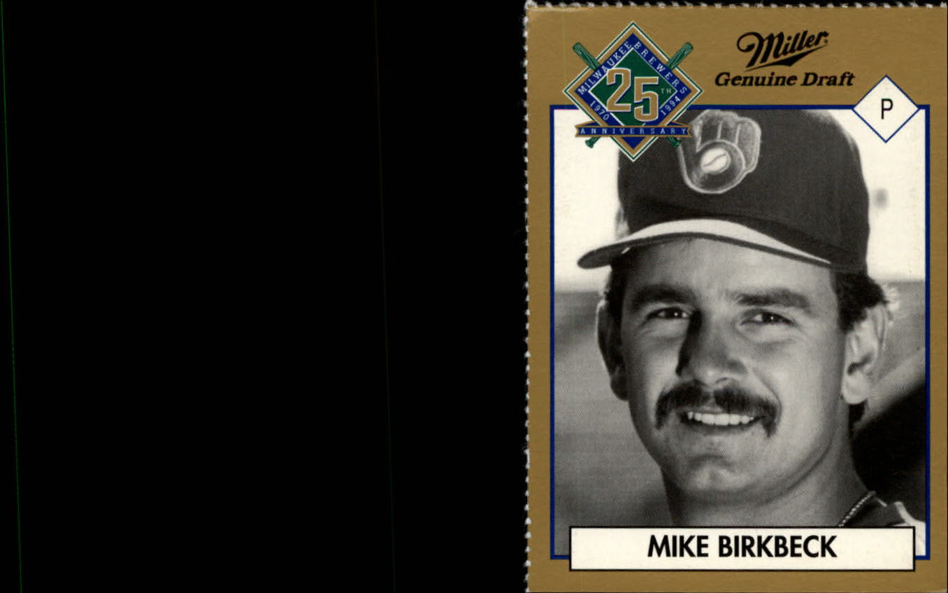 1994 Brewers Miller Brewing #284 Mike Boddicker - EX-MT