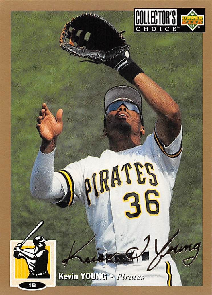 1994 Collector's Choice Gold Signature #438 Kevin Young - NM-MT