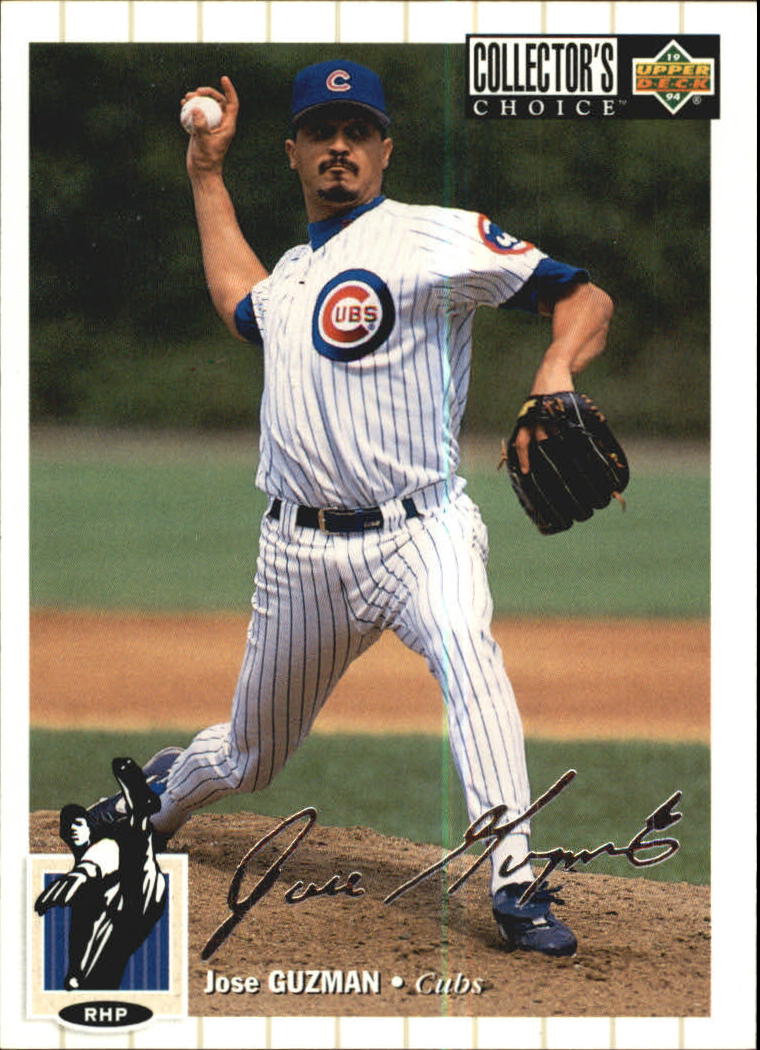 1994 Collector's Choice Silver Signature #463 Jose Guzman - NM-MT