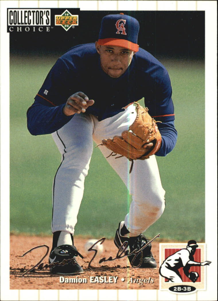 1994 Collector's Choice Silver Signature #505 Damion Easley - NM-MT