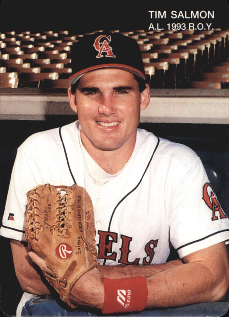 1994 Mother's Salmon #3 Tim Salmon/(Posed by dugout) - NM-MT