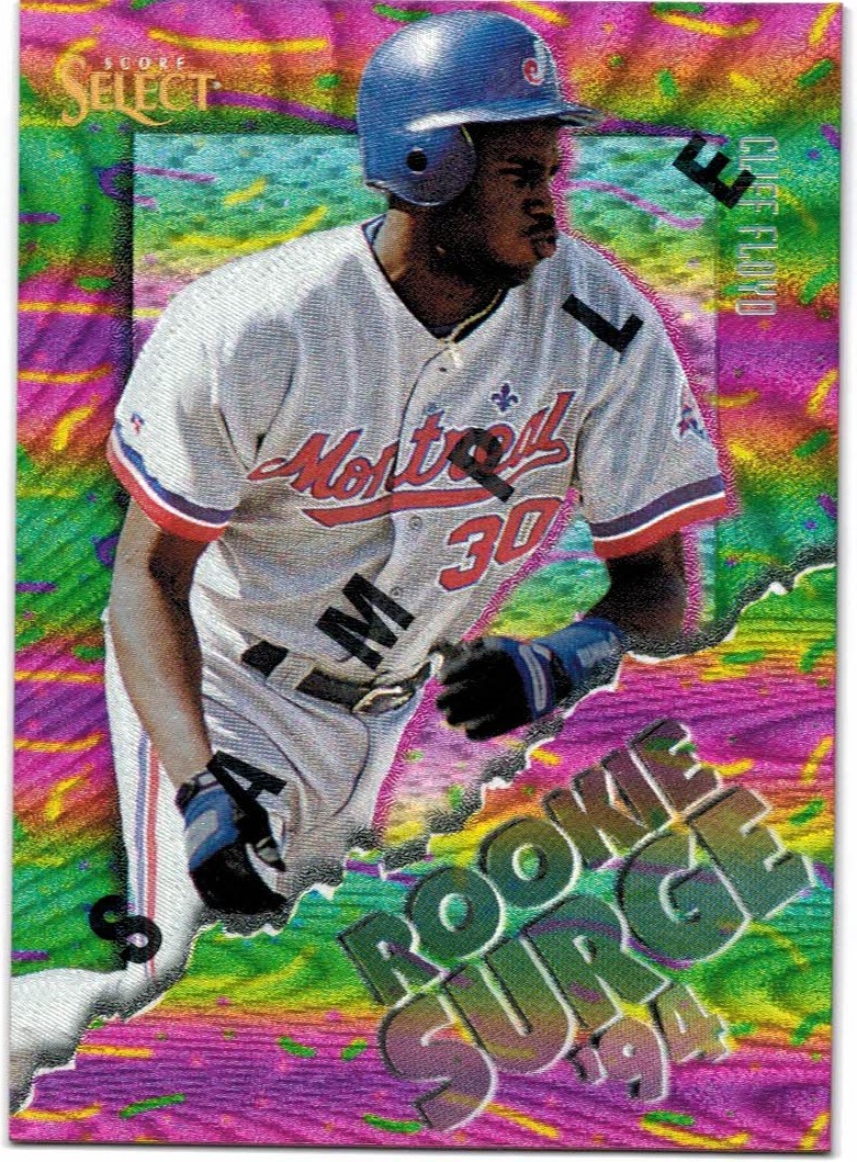 1994 Select Samples #RS1 Cliff Floyd/Rookie Surge '94 - NM-MT - The ...