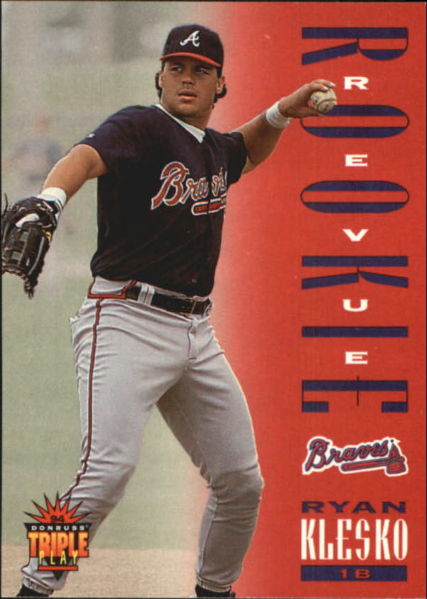 1994 Triple Play #282 Ryan Klesko - NM-MT