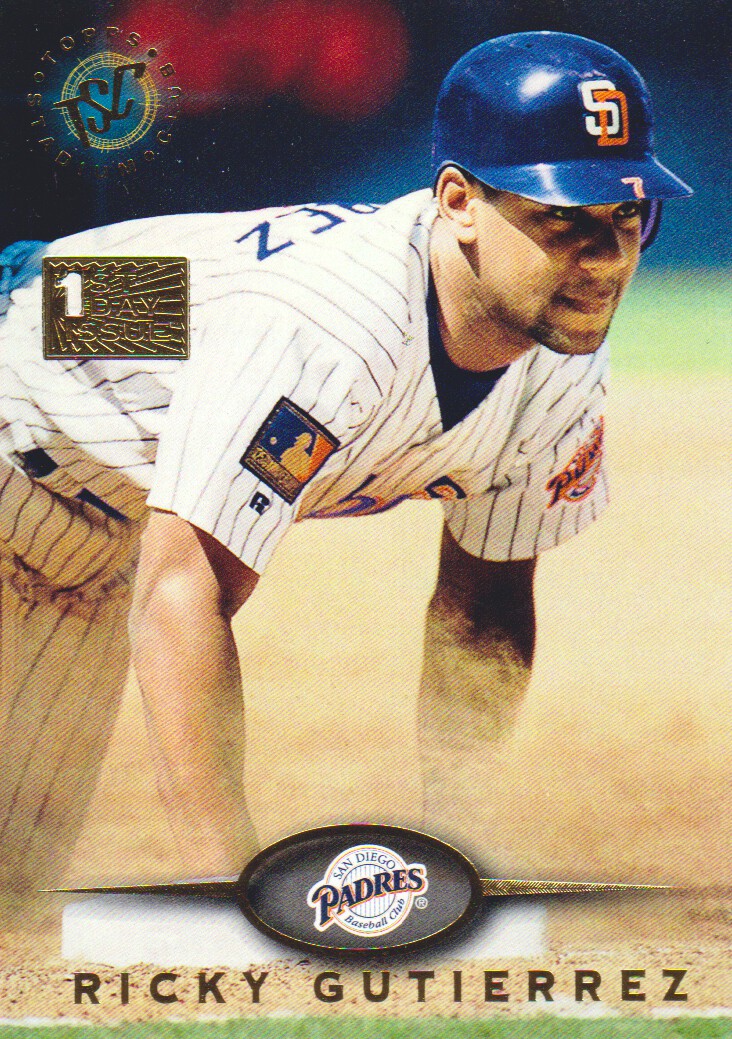 1995 Stadium Club First Day Issue #119 Ricky Gutierrez - NM-MT