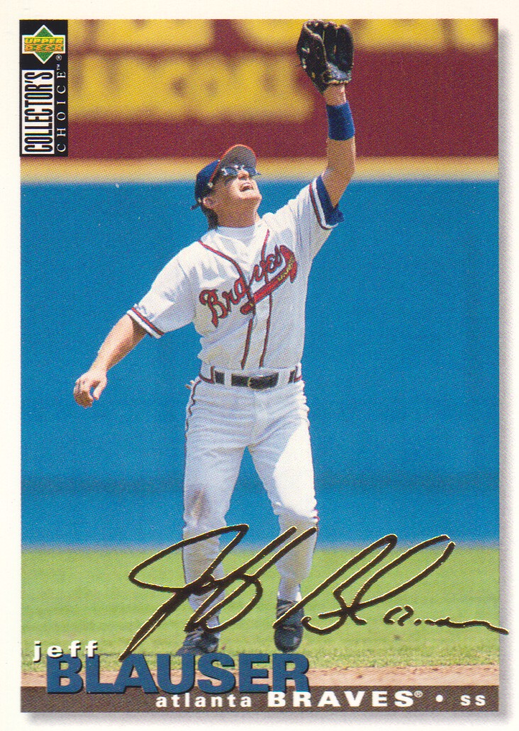 1995 Collector's Choice Gold Signature #168 Jeff Blauser - NM-MT