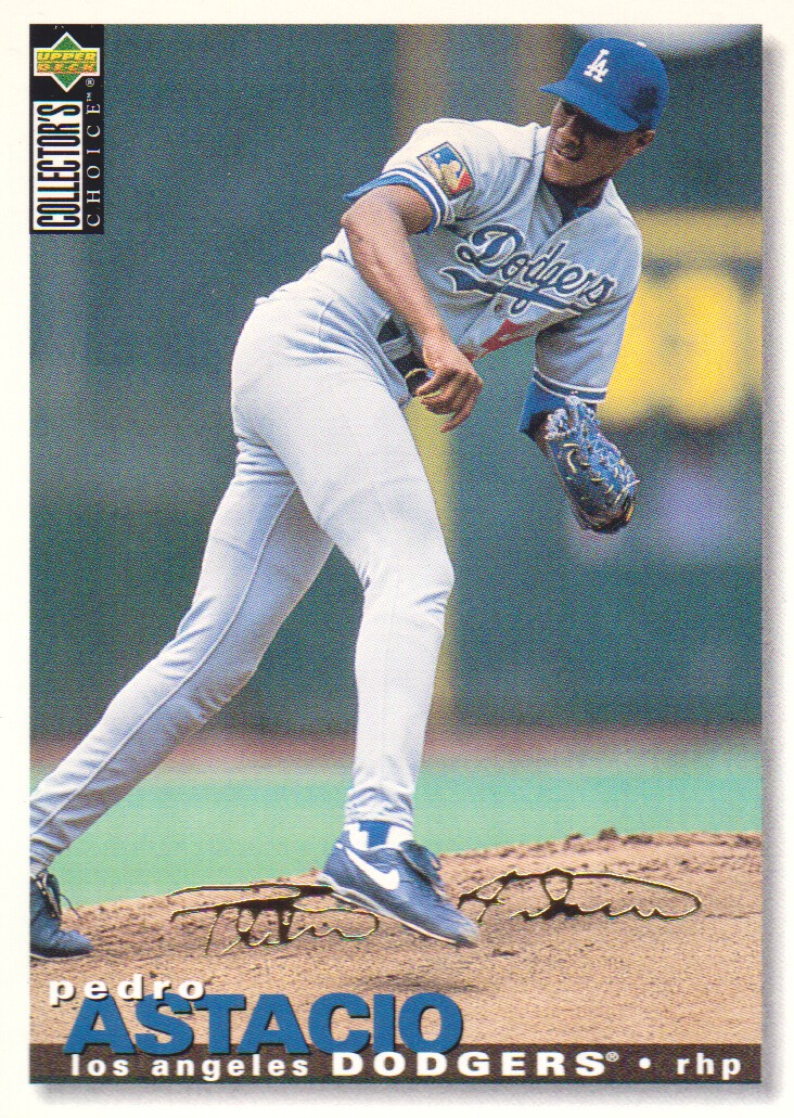 1995 Collector's Choice Gold Signature #228 Pedro Astacio - NM-MT