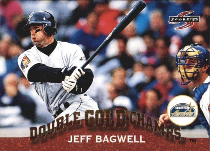 1995 Score Double Gold Champs #GC9 Jeff Bagwell - NM-MT