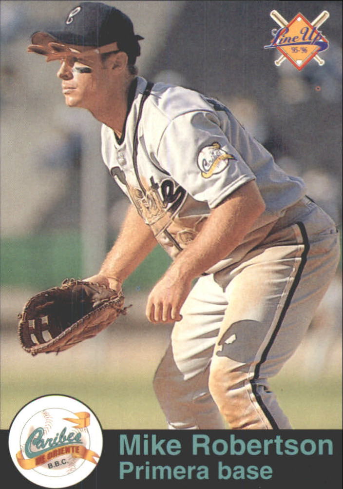 1995-96 LineUp Venezuelan Baseball #150 Mike Robertson - NM-MT