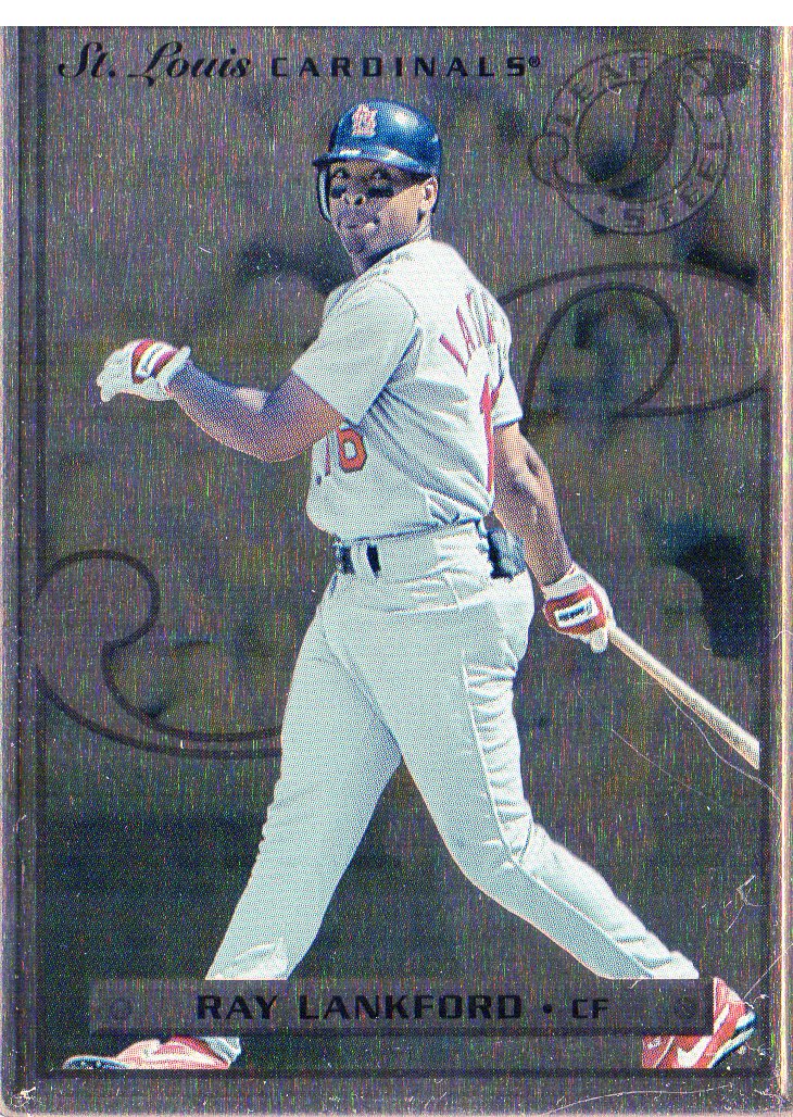 1996 Leaf Preferred Steel Gold #29 Ray Lankford - NM-MT