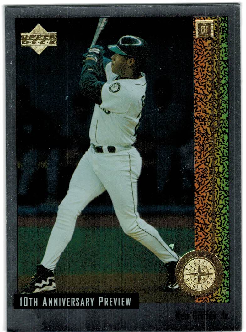 1998 Upper Deck 10th Anniversary Preview 48 Ken Griffey Jr Ex Mt