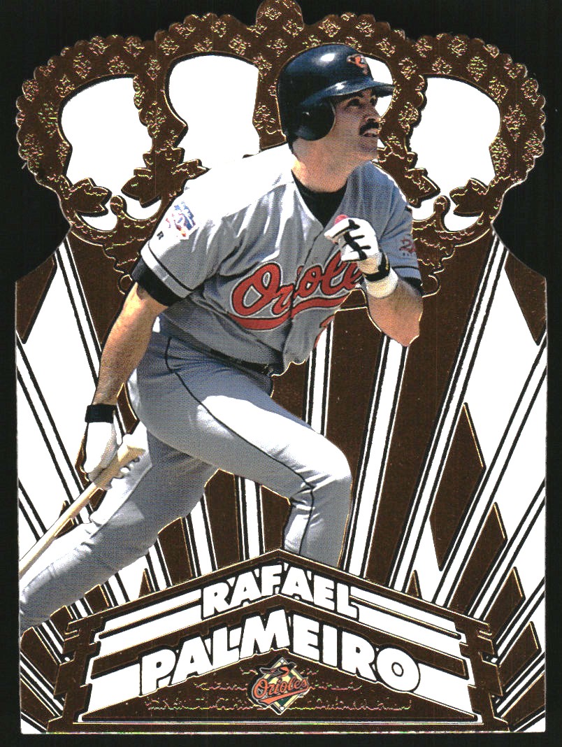 1998 Pacific Gold Crown Die Cuts #5 Rafael Palmeiro - NM-MT