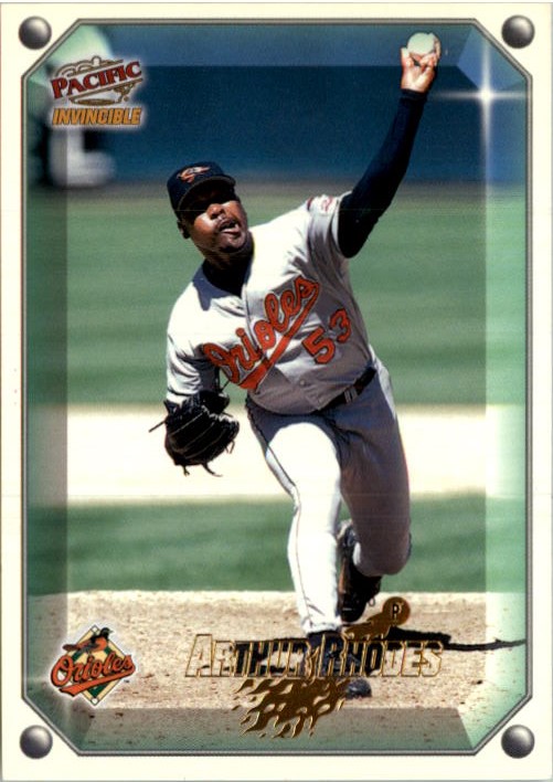 1998 Pacific Invincible Gems of the Diamond #14 Arthur Rhodes - NM-MT ...