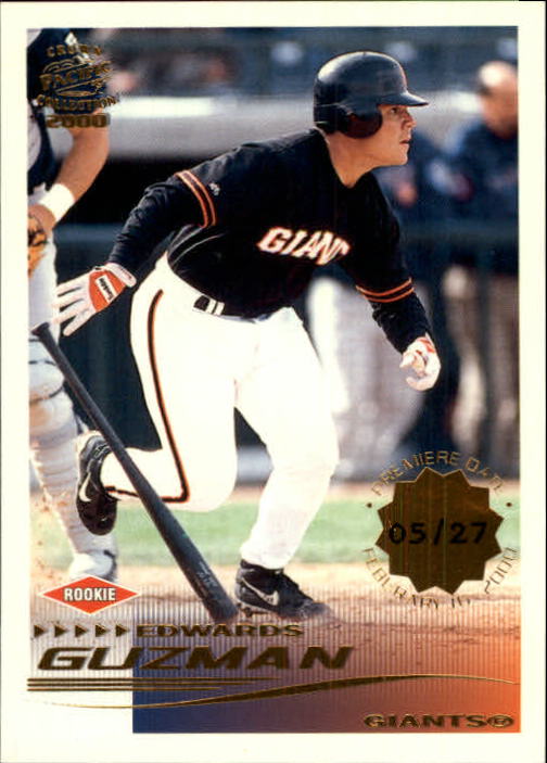 2000 Pacific Crown Collection Premiere Date #252 Edwards Guzman - NM-MT