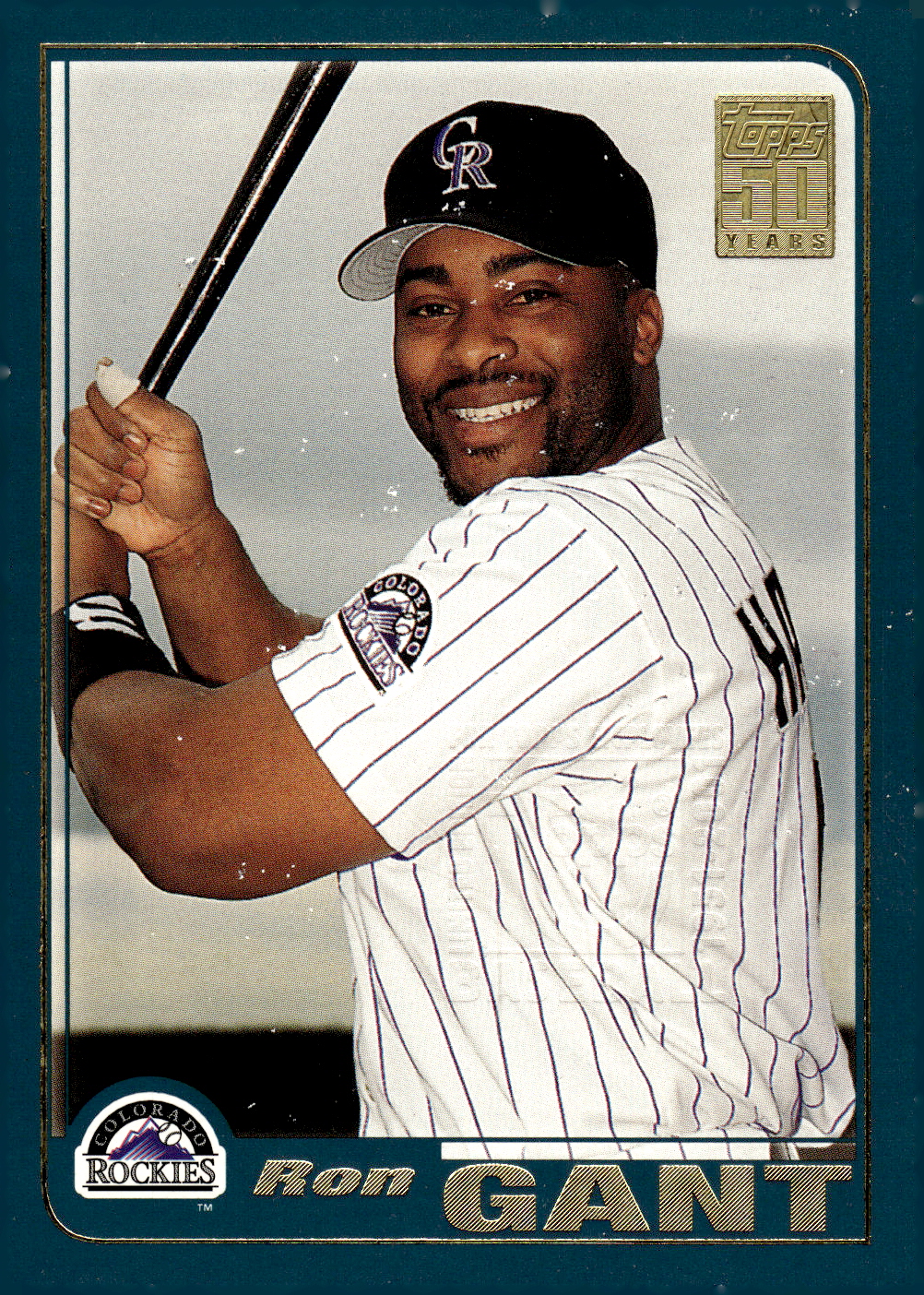2001 Topps Employee #661 Ron Gant - EX