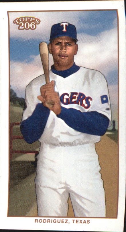 2002 Topps 206 Polar Bear #221C Alex Rodriguez Two Hands - NM-MT