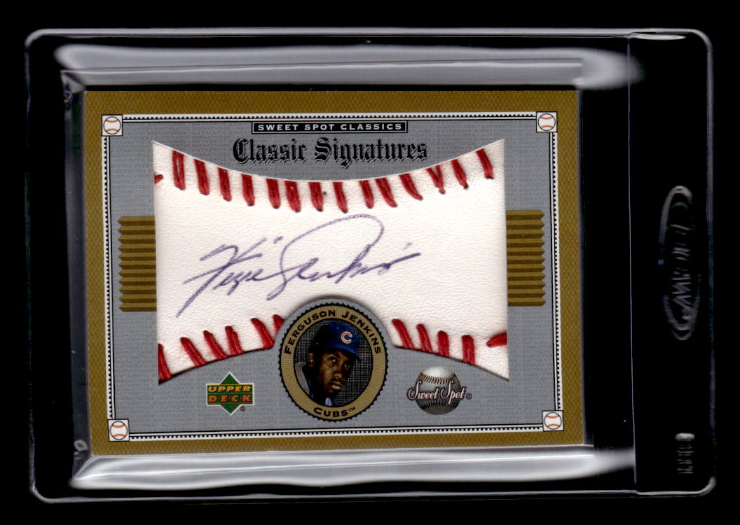 2002 Sweet Spot Classics Signatures #SFJ Fergie Jenkins - NM-MT - Jim ...
