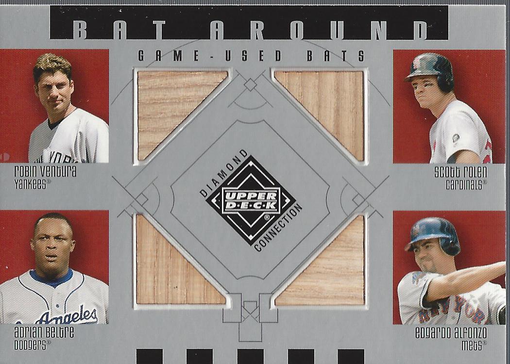 2002 Upper Deck Diamond Connection Bat Around Quads #VRBA Robin Ventura ...