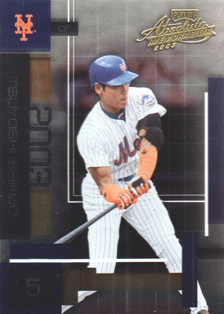 2003 Absolute Memorabilia #26 Tsuyoshi Shinjo - NM-MT